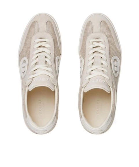 Gucci Interlocking G Low-top Trainers - Light Beige