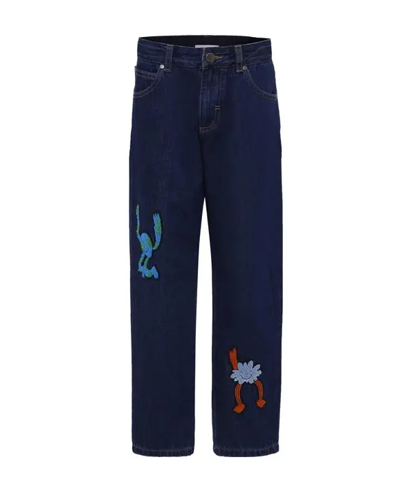 Stella McCartney Five-pocket Jeans With Cartoon Pattern