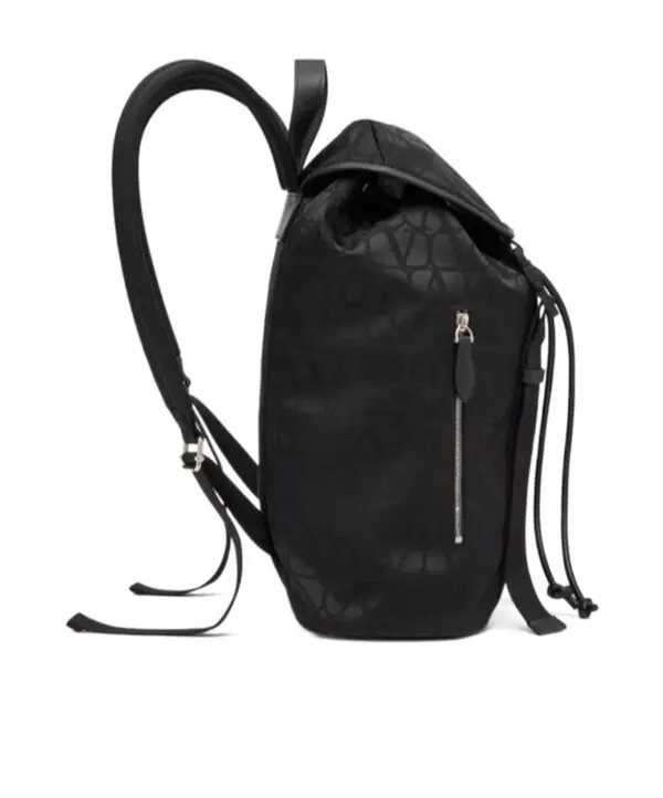 Valentino Garavani Iconographe Buckled Drawstring Backpack