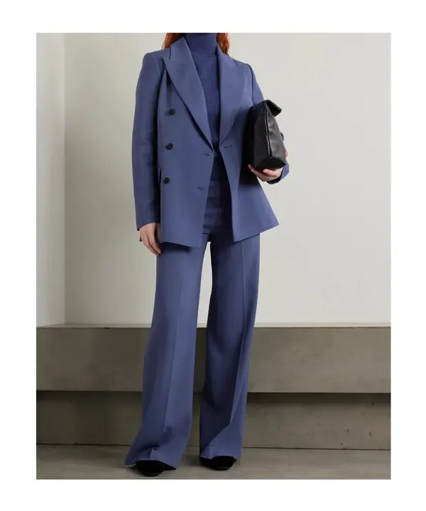 JOSEPH Pleated Wide-leg Track Pants