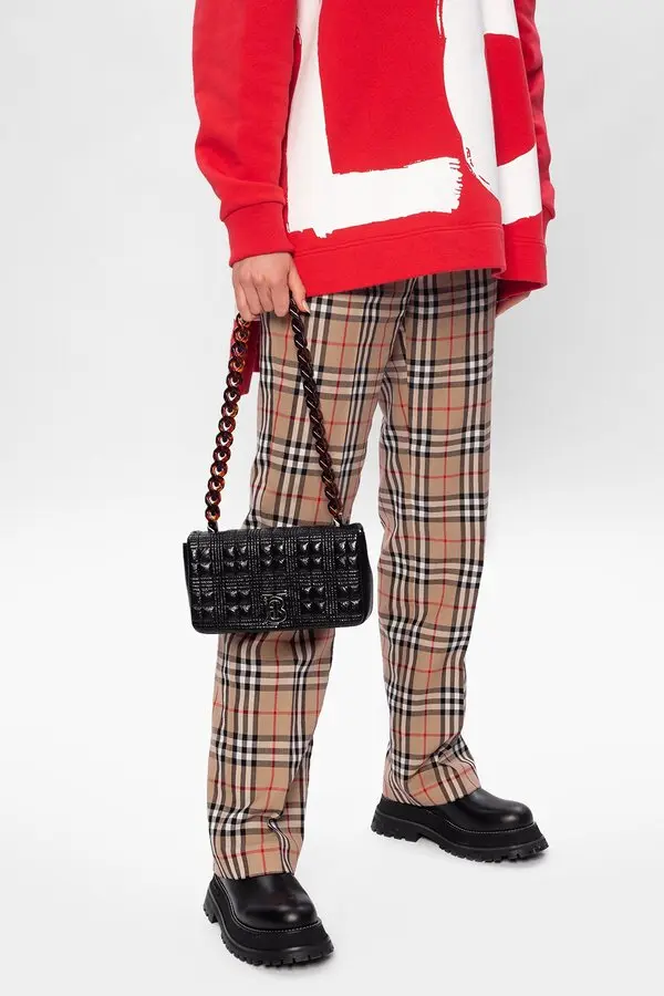 Burberry Small Quilted Lola Shoulder Bag - Black