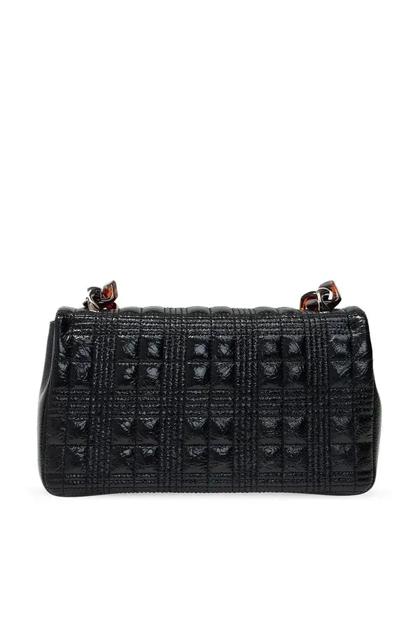 Burberry Small Quilted Lola Shoulder Bag - Black
