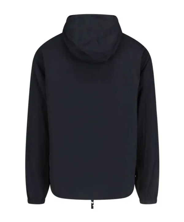 Burberry Logo Printed Zip-up Hoodie