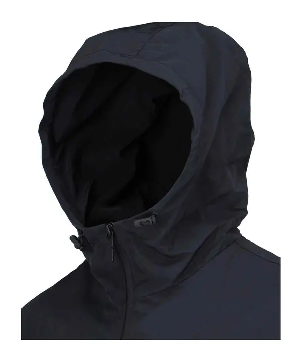 Burberry Logo Printed Zip-up Hoodie