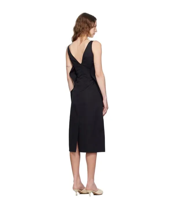 JIL SANDER Square Neck Sleeveless Dress