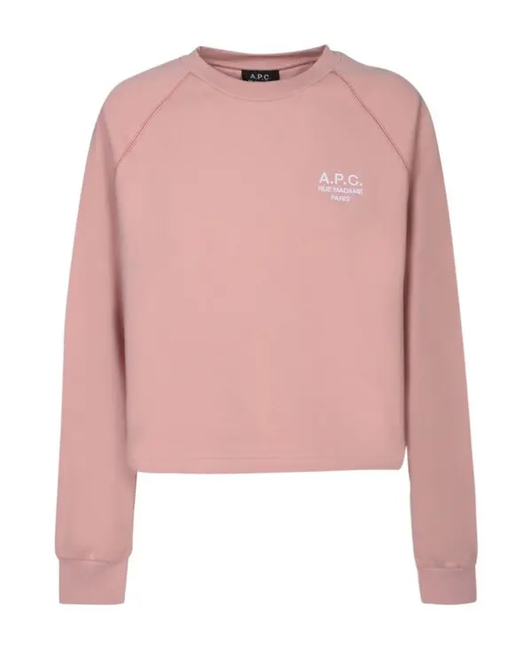 A.p.c. Logo Embroidered Crewneck Sweatshirt