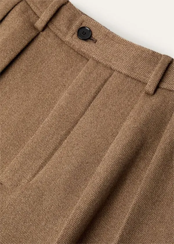 Loro Piana Rodger Pleated Wool Trousers
