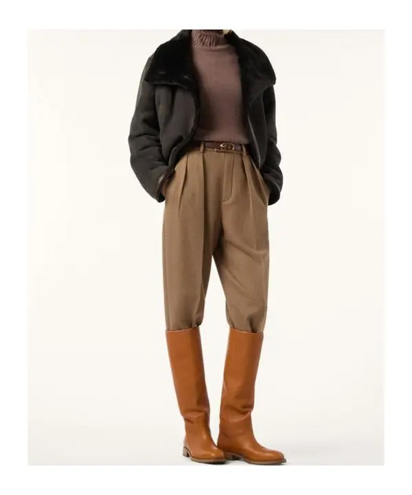 Loro Piana Rodger Pleated Wool Trousers