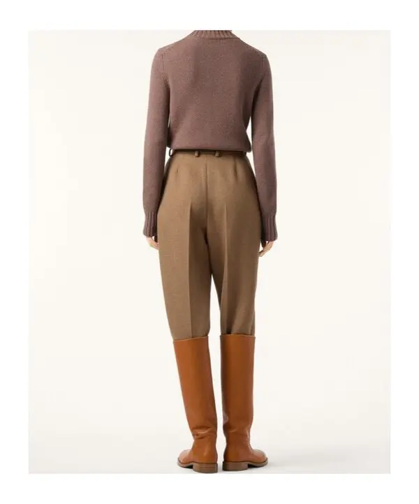 Loro Piana Rodger Pleated Wool Trousers