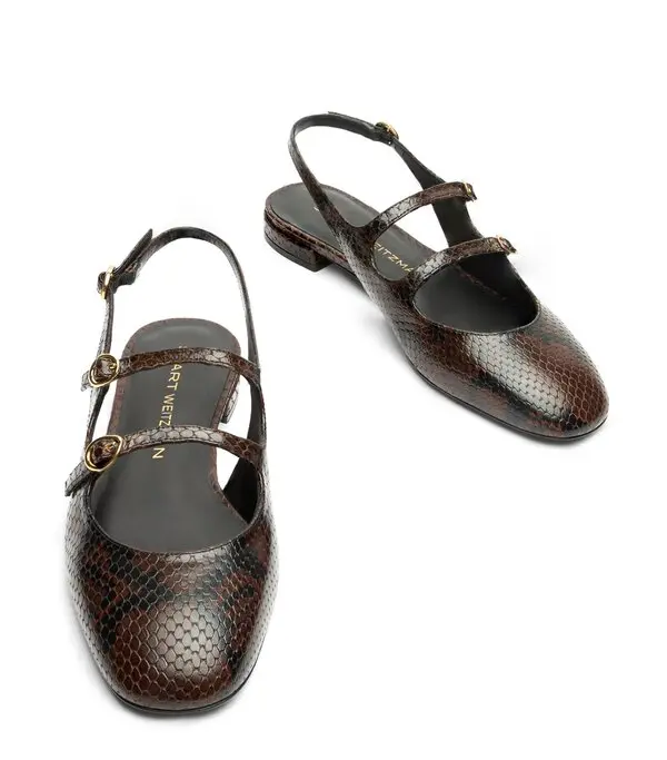 STUART WEITZMAN Benni Mj Slingback Flats