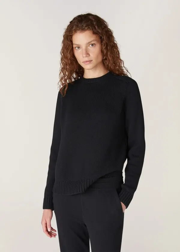 Loro Piana Crewneck Jumper With Rib Knitting