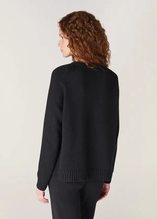 Loro Piana Crewneck Jumper With Rib Knitting