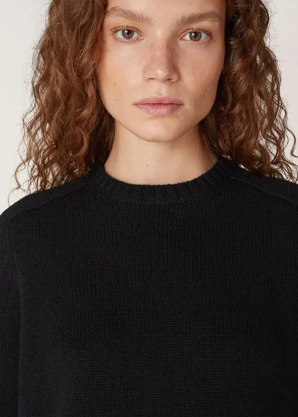 Loro Piana Crewneck Jumper With Rib Knitting