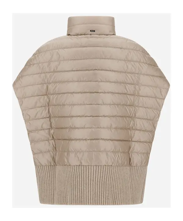 Herno Sleeveless Zip-front Vest With High Collar