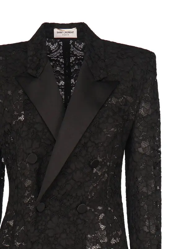 Saint Laurent Double-breasted Tuxedo Jacket