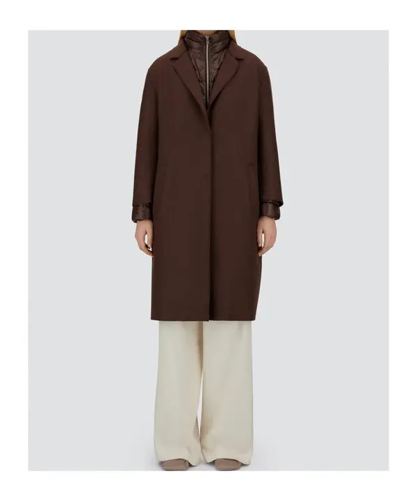 Herno Double Layered Coat - Red