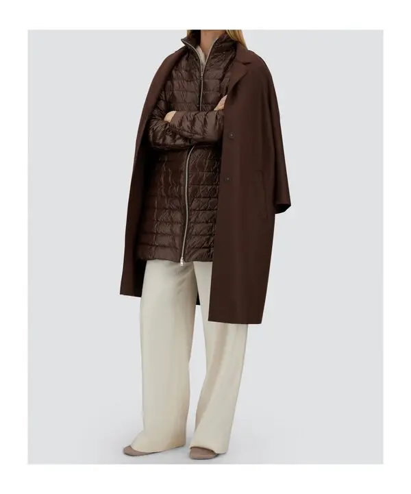 Herno Double Layered Coat - Red
