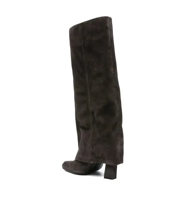 Ash Square-toed Boots