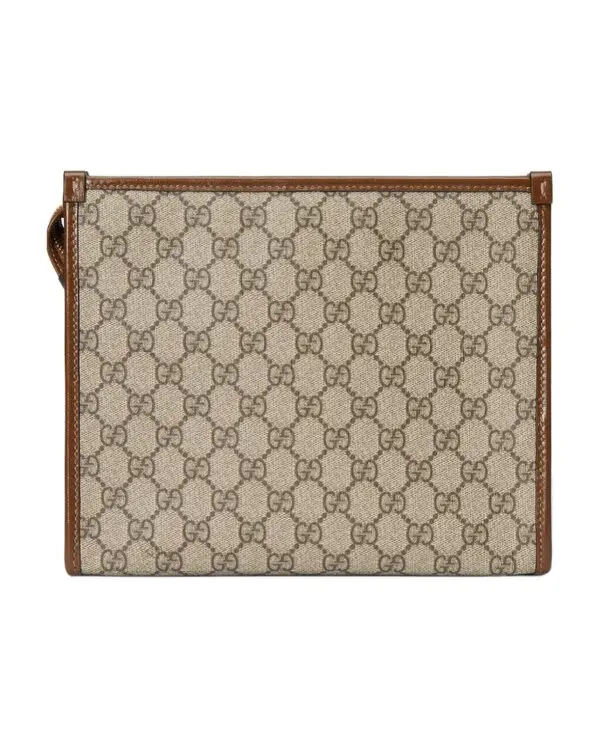 Gucci Jacquard G Monogram Zipped Travel Bag