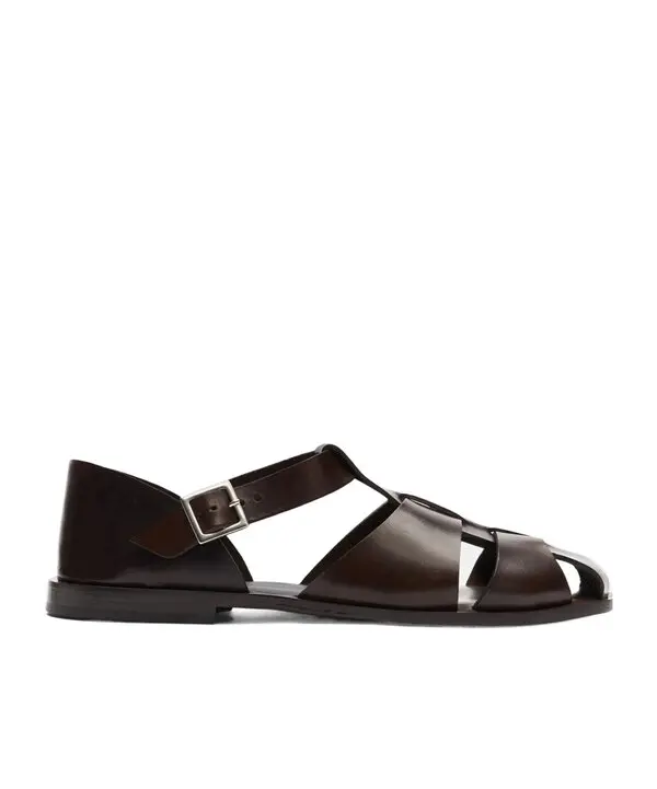 SCAROSSO Apollo Fisherman Sandals - Brown