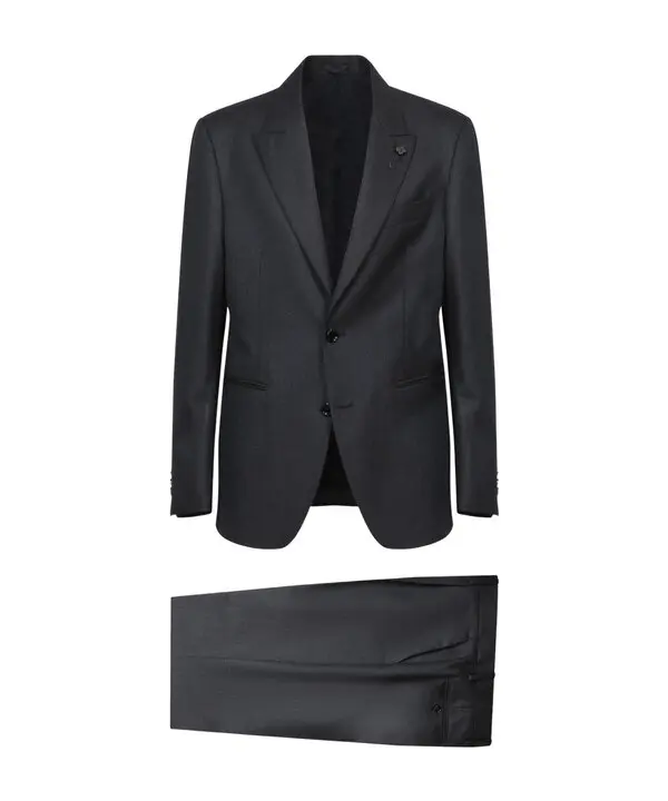 LARDINI Single Breasted Two-piece Suit - Blue