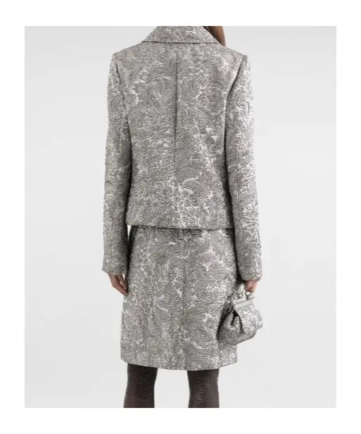 Dolce & Gabbana Floral Jacquard Single-breasted Jacket