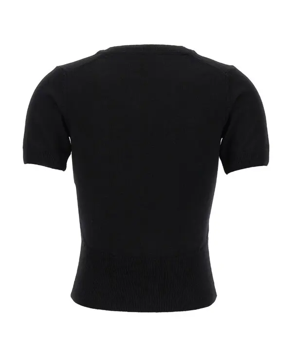 VIVIENNE WESTWOOD Embroidered Orb Logo Sweater - Black