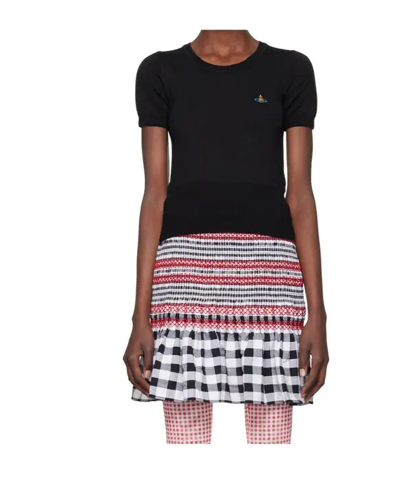 VIVIENNE WESTWOOD Embroidered Orb Logo Sweater - Black