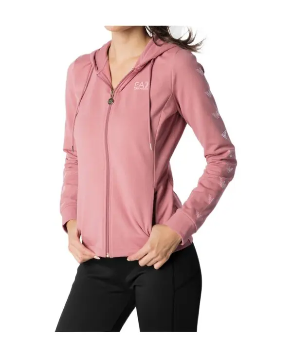 EA7 Logo Hooded Casual Jacket