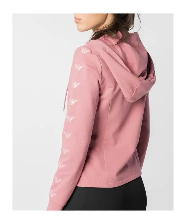 EA7 Logo Hooded Casual Jacket