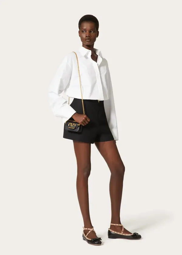 Valentino Garavani Locò Vlogo Plaque Shoulder Bag