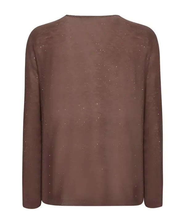 Fabiana Filippi Sequin Embellished V-neck Jumper