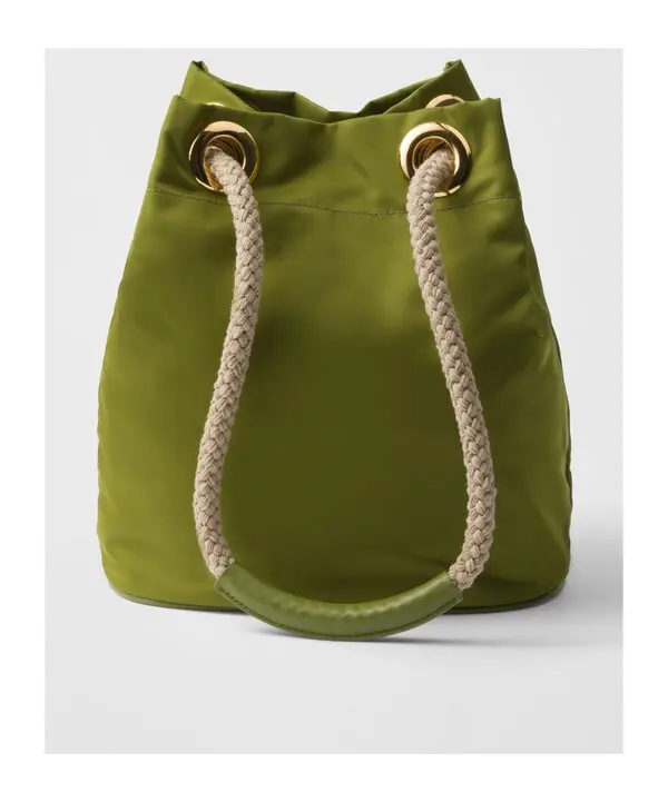 Prada Mariner Re-nylon Small Bucket Bag - Evergreen
