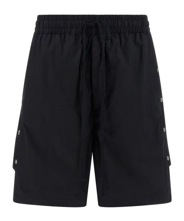 THOM KROM 33 Snap Detail Shorts