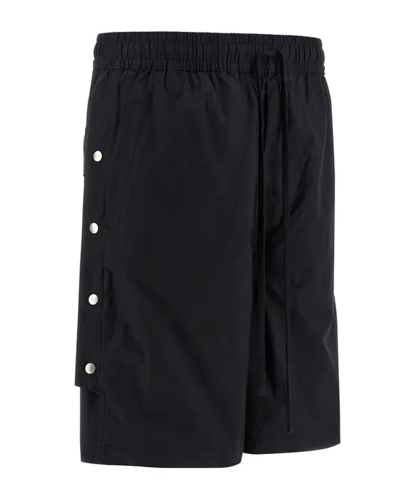THOM KROM 33 Snap Detail Shorts