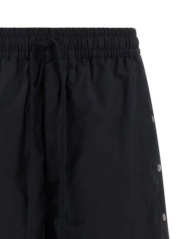 THOM KROM 33 Snap Detail Shorts