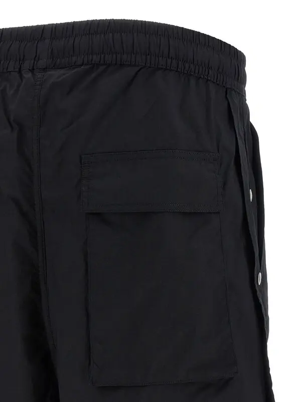THOM KROM 33 Snap Detail Shorts
