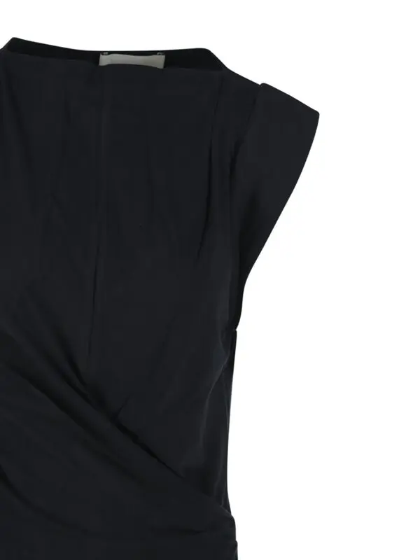 Isabel Marant Étoile Maisan Cap-sleeved Top - Black