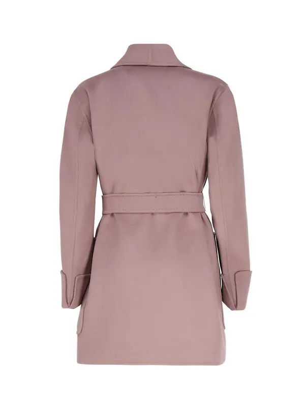 Max Mara Belted Long-sleeved Jacket - No
