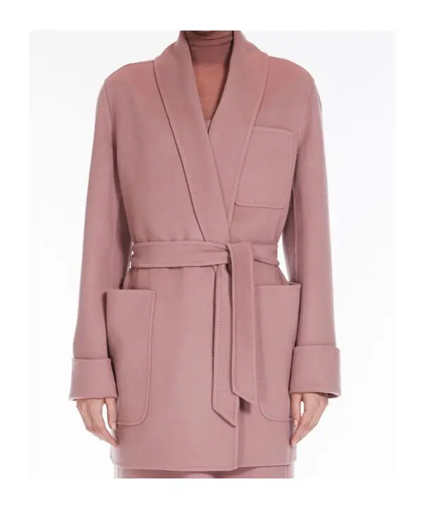 Max Mara Belted Long-sleeved Jacket - No