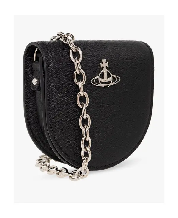 VIVIENNE WESTWOOD Half Moon Crossbody Saddle Bag