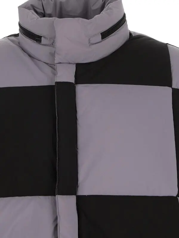 Kenzo Checked Boxy Padded Coat