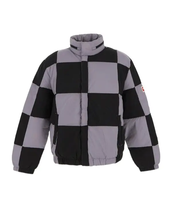 Kenzo Checked Boxy Padded Coat
