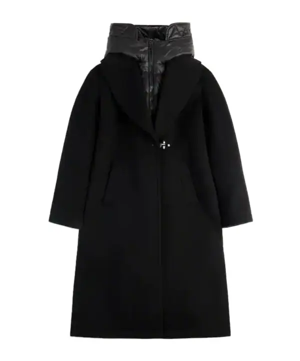 FAY Double Front Hooded Coat