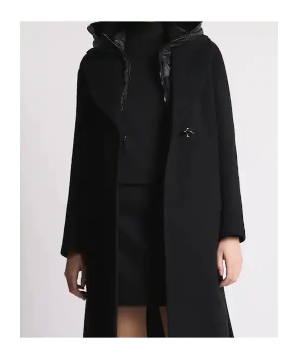 FAY Double Front Hooded Coat