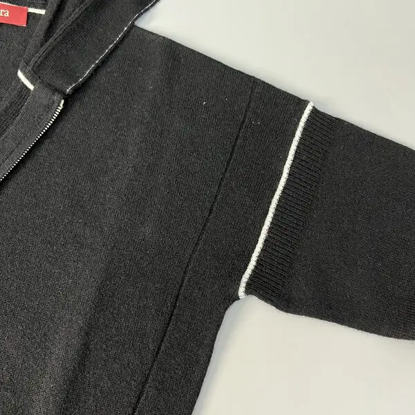 Max Mara Hooded Zip-up Cardigan With Contrast Piping