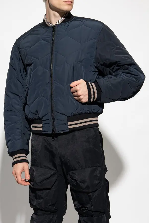 Dries Van Noten Quilted Bomber Jacket