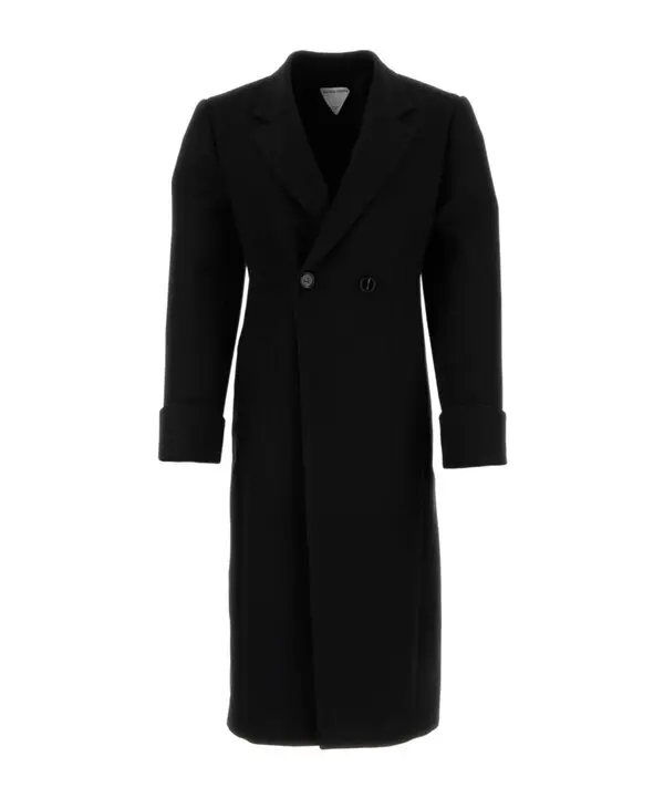 Bottega Veneta Structured Coat - Black