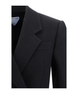 Bottega Veneta Structured Coat - Black