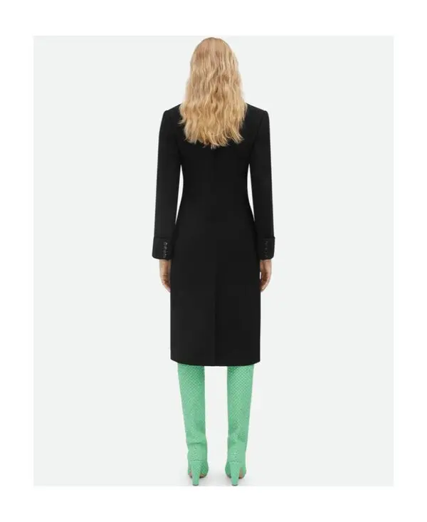 Bottega Veneta Structured Coat - Black